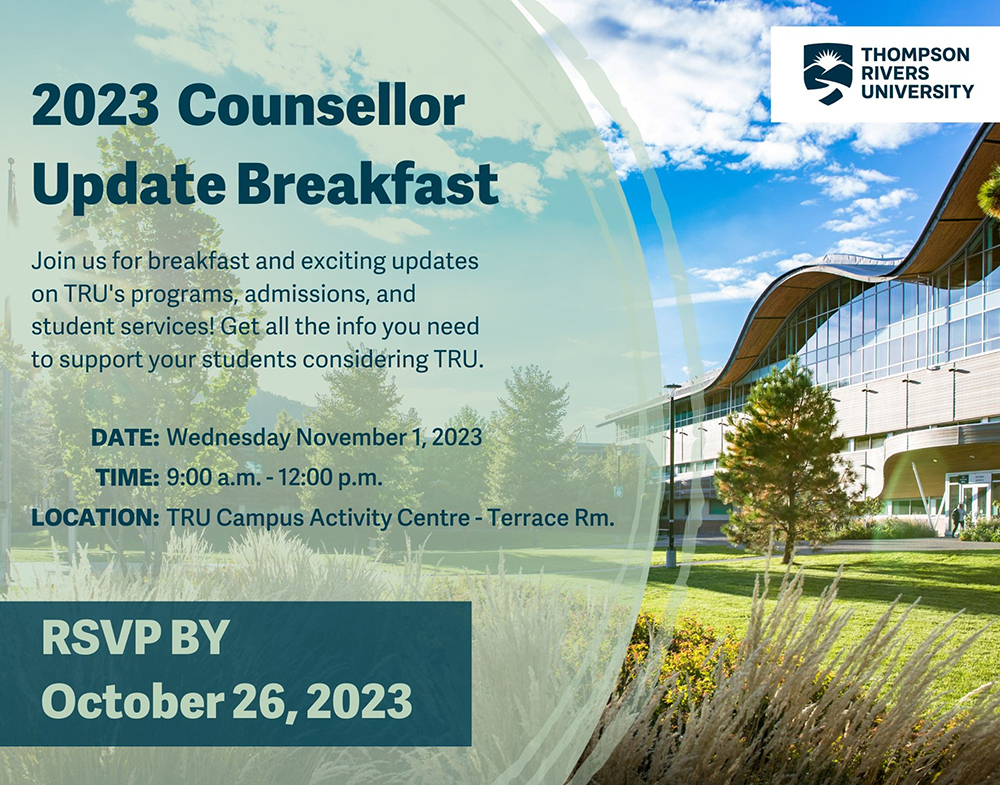 High School & Community Educators - Future Students | Thompson Rivers ...