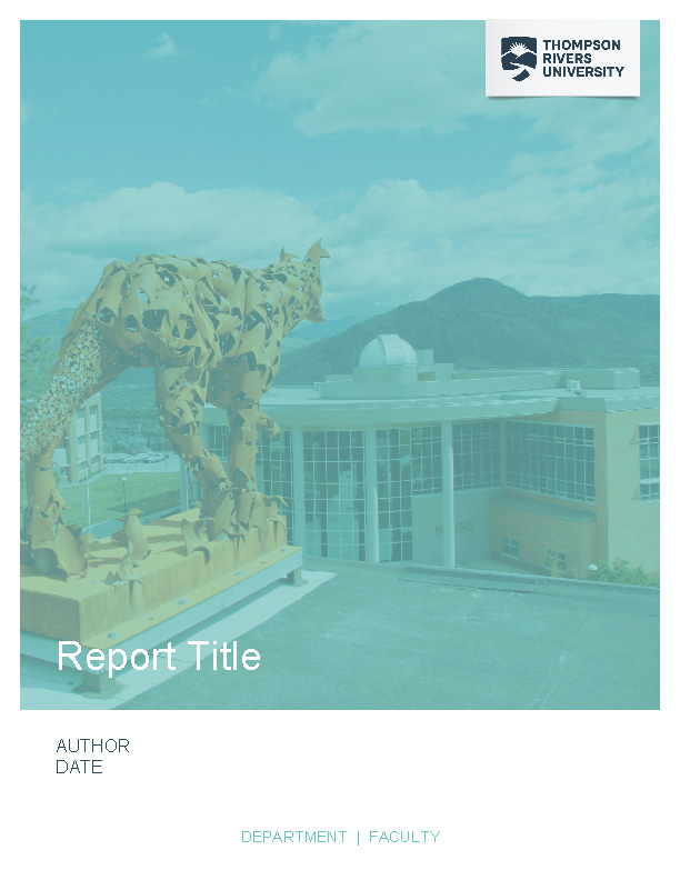PowerPoint & Report Templates, Brand Downloads - Thompson Rivers University