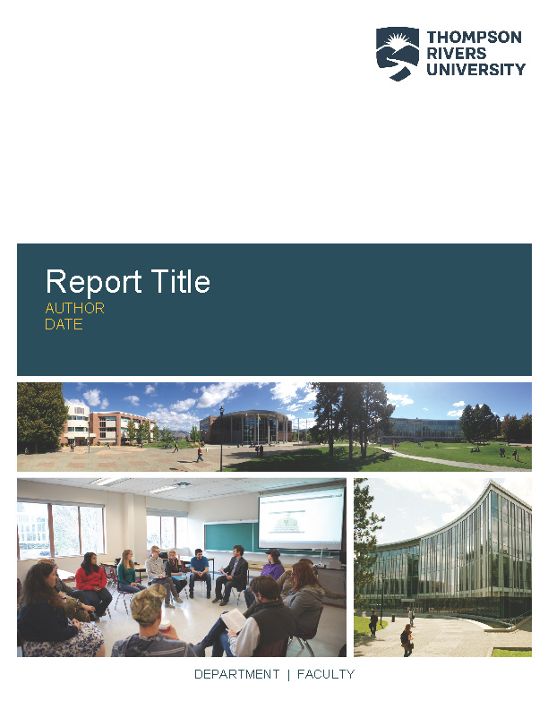 PowerPoint & Report Templates, Brand Downloads - Thompson Rivers University