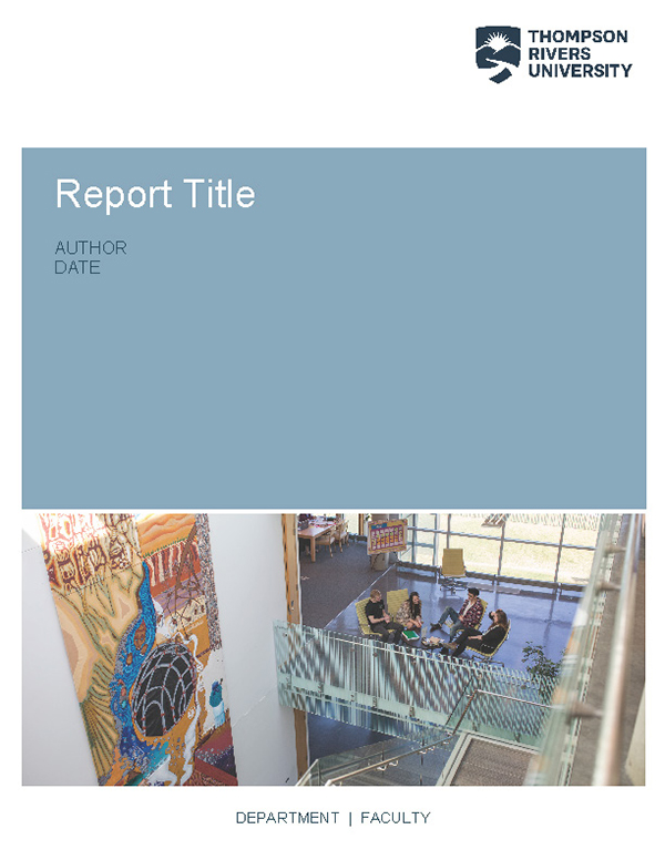 PowerPoint & Report Templates, Brand Downloads - Thompson Rivers University