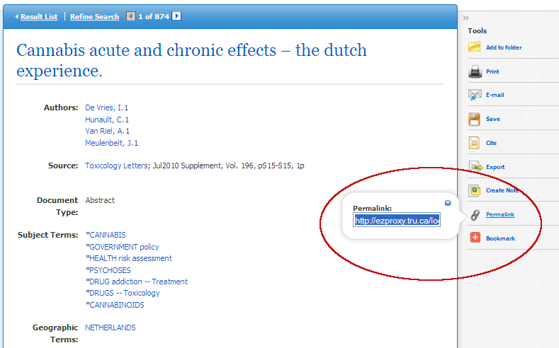 ProQuest Databases - Creating Links to Library Resources - Research ...